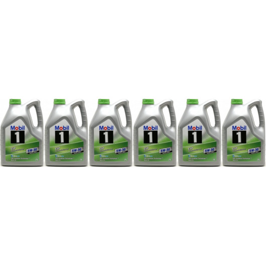 Mobil 1 ESP 5W-30 Motoröl 6x 5 = 30 Liter - SAE 5W-30 - Auto/PKW ...