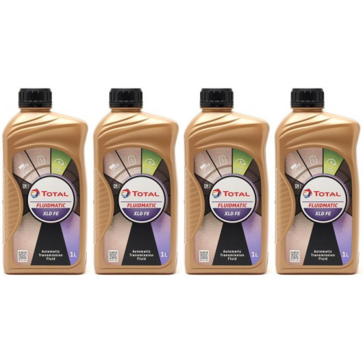 Total Fluide XLD FE ATF Automatikgetriebeöl 4x 1l = 4 Liter - ATF ...