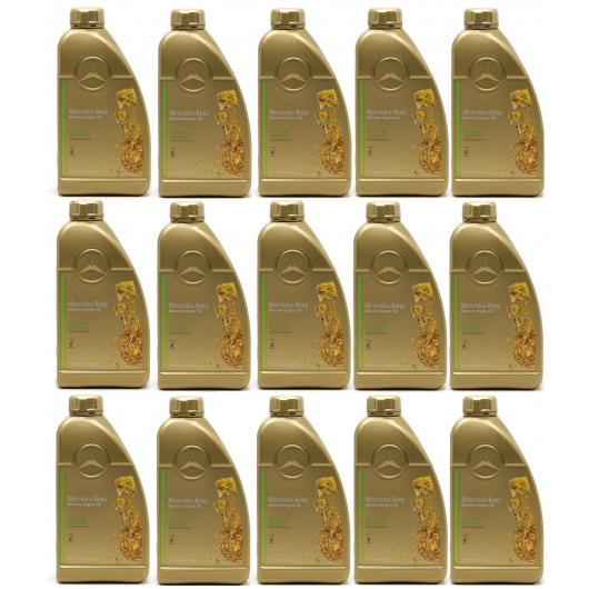 Original Mercedes Benz MB 229.52 5W-30 Motoröl 15x 1l = 15 Liter - SAE ...
