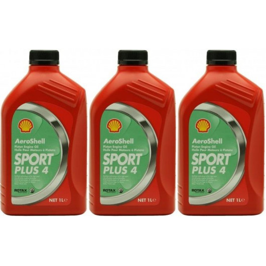 Shell Aeroshell Sport Plus 4 3x 1l = 3 Liter - Luftfahrtprodukte - Öle ...