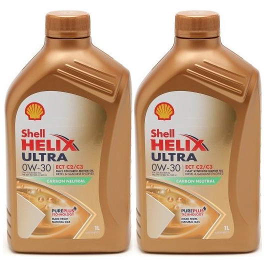 Shell Helix Ultra ECT C2/C3 0W-30 Motoröl 2x 1l = 2 Liter - SAE 0W-30 ...