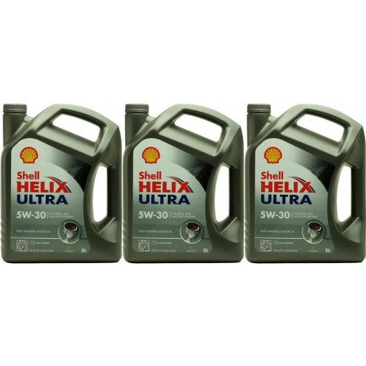 Shell Helix Ultra 5W-30 Motoröl 3x 5 = 15 Liter - SAE 5W-30 - Auto/PKW ...