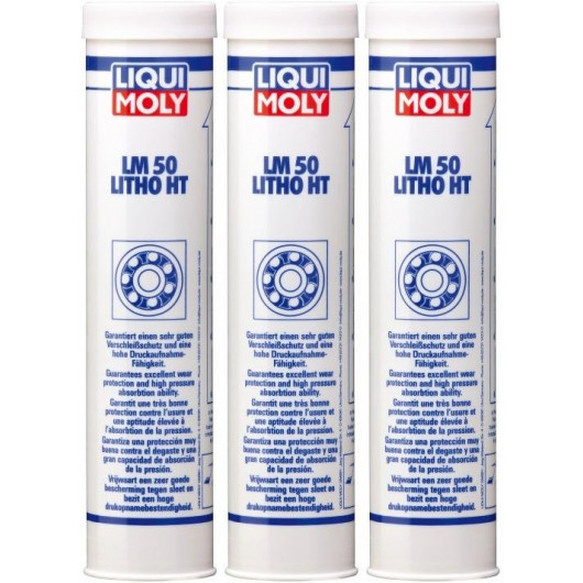 Liqui Moly 3406 LM 50 Litho HT 3x 400 Gramm - Spezialfette ...