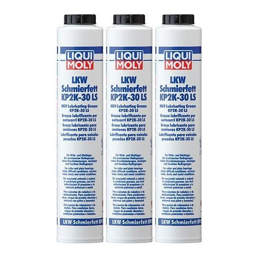 Liqui Moly 3347 LKW Schmierfett KP2K -30 Lube Shuttle Fett 3x 400 Gramm - Spezialfette ...