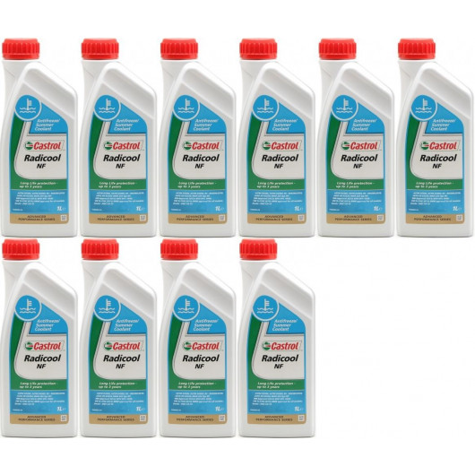 Castrol Radicool NF Kühlerfrostschutz Konzentrat 10x 1l = 10 Liter ...