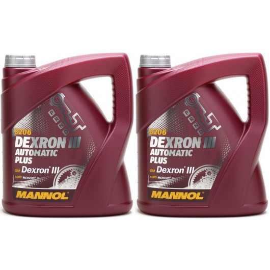 MANNOL Dexron III Automatic Plus 2x 4l = 8 Liter - ATF ...
