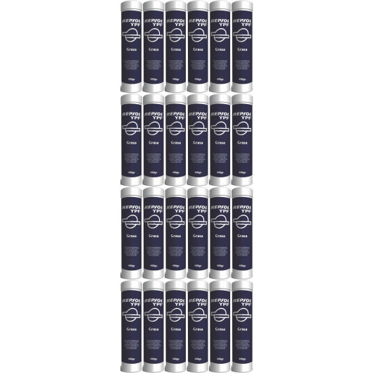 Repsol Schmierfett GRASA MOLIBGRAS EP 2 Fett Kartusche 24x 400 Gramm ...