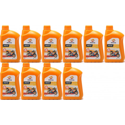 Repsol Motorrad Motoröl MOTO COMPETICION 2T 1 Liter 10x 1l = 10 Liter ...