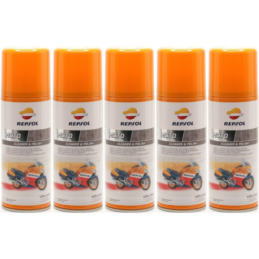 Repsol Motorrad MOTO CLEANER & POLISH 5x 400 Milliliter - Polituren ...