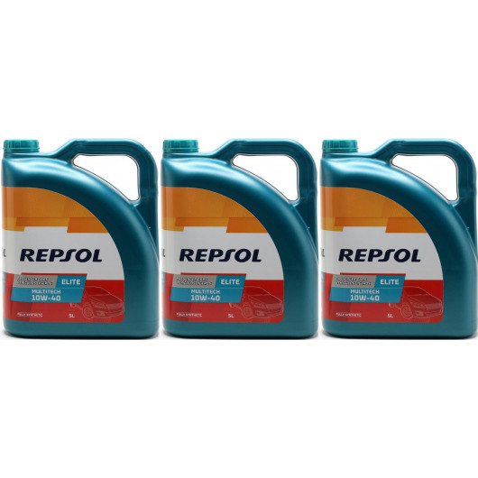 REPSOL ELITE MULTITECH 10W-40 3x 5 = 15 Liter - MotoroelDirekt.at