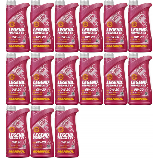 MANNOL 7921 Legend Formula C5 0W-20 Motoröl 15x 1l = 15 Liter - MotoroelDirekt.at