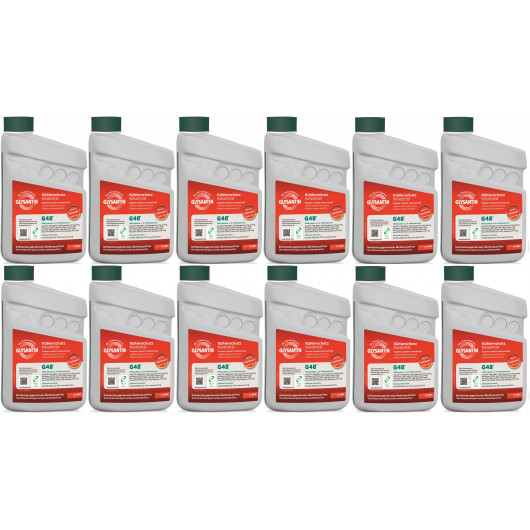 BASF Glysantin G48 Kühlerschutz Konzentrat 1 Liter 12x 1l = 12 Liter ...
