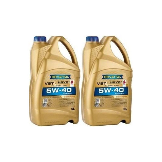 Ravenol VollSynth Turbo VST SAE 5W-40 Motoröl 2x 5 = 10 Liter ...