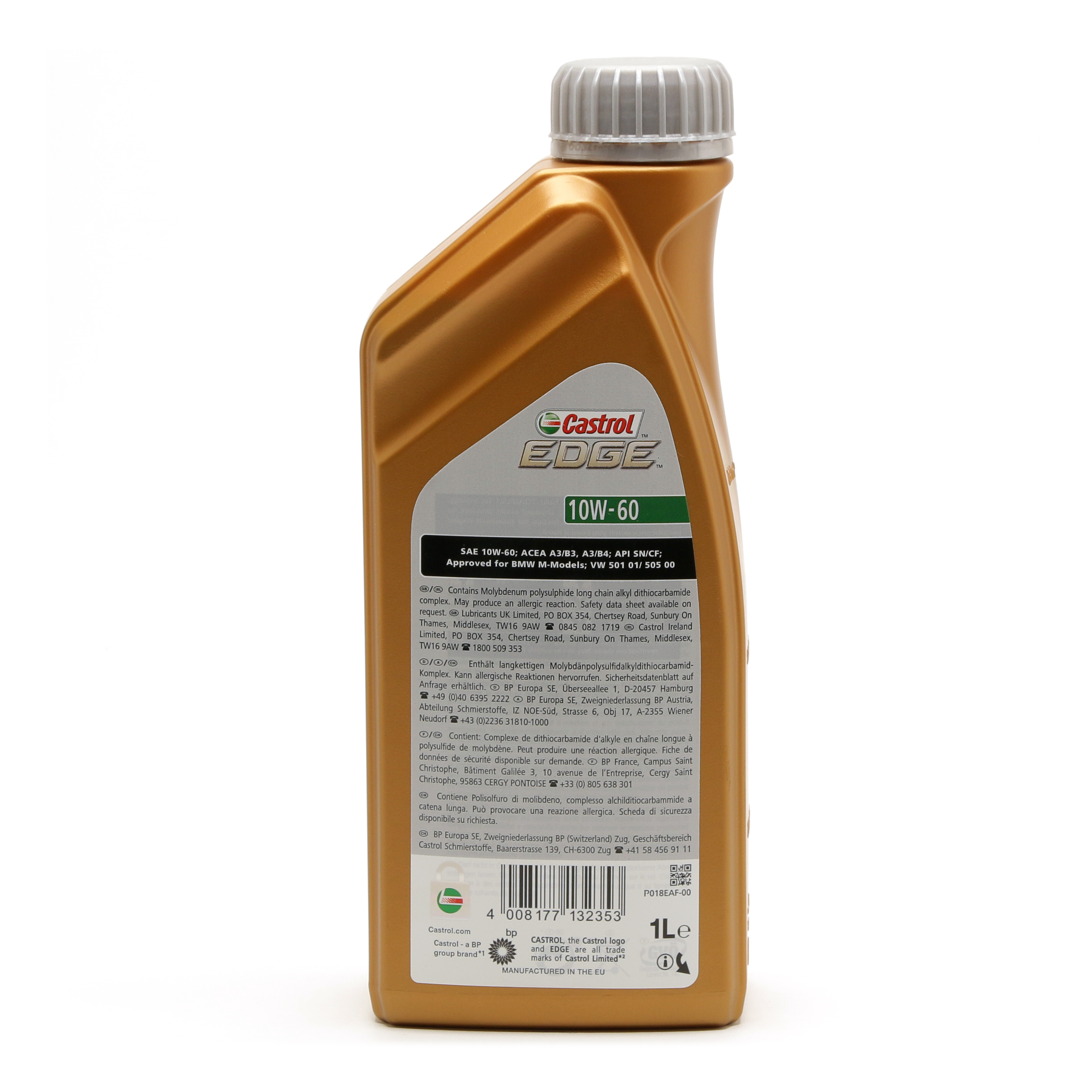 Castrol Edge 10W-60 Supercar Motoröl 1l Flasche - SAE 10W-60 - Auto/PKW ...