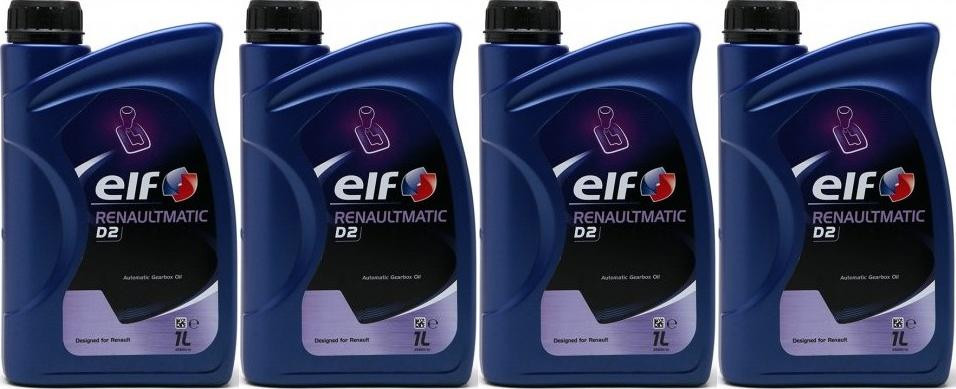 Elf Renaultmatic D2 Automatik 4x 1l = 4 Liter - ATF Automatiköle - Öle ...