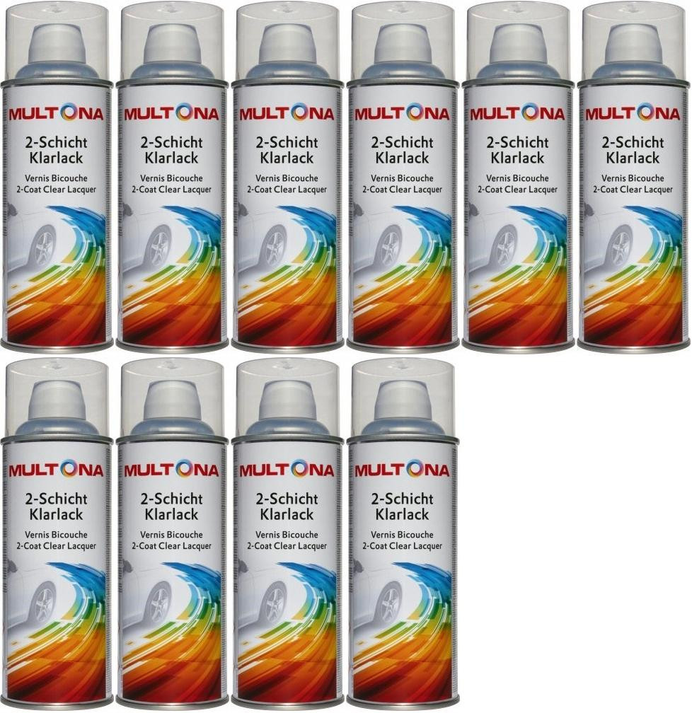 MULTONA 2-Schicht Klarlack 10x 400 Milliliter - Klarlack - Farben ...