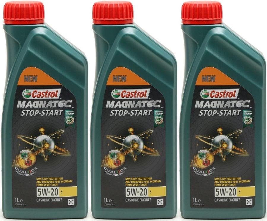 Castrol Magnatec Stop-Start 5W-20 E (Ford EcoBoost WSS-M2C948-B) 3x 1l ...