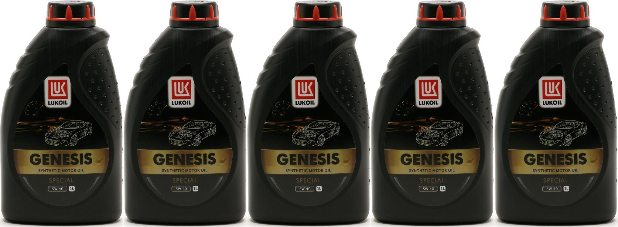 Lukoil Genesis special 5W-40 Motoröl 5x 1l = 5 Liter - SAE 5W-40 - Auto ...
