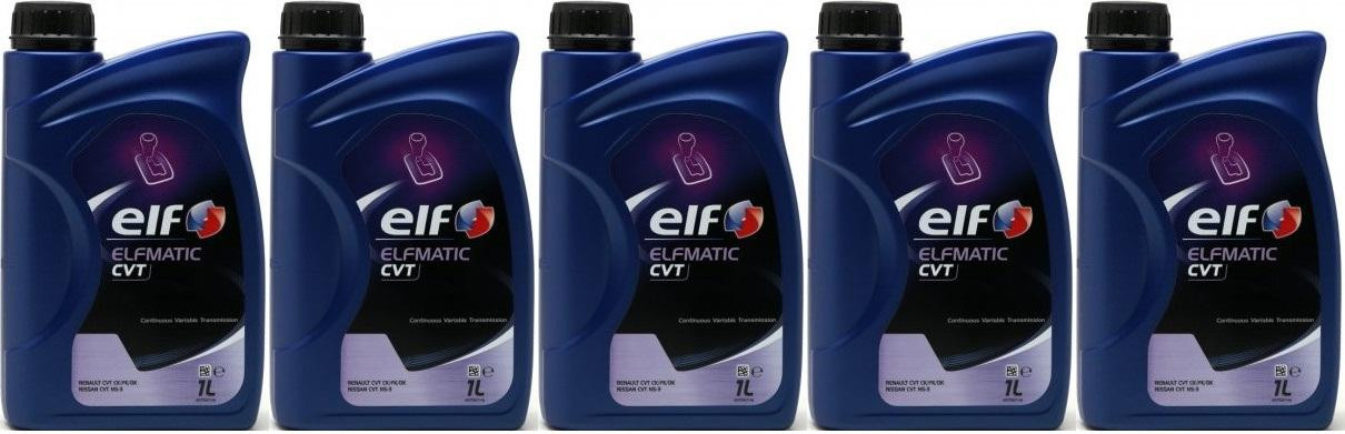 Elf ELFMATIC CVT Automatik 5x 1l = 5 Liter - ATF Automatiköle - Öle ...