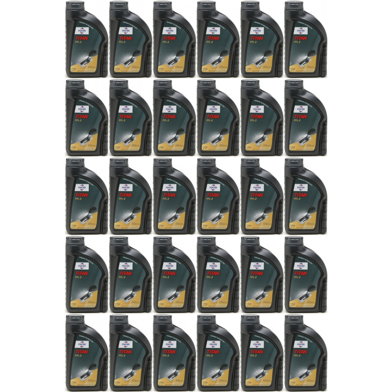 FUCHS Titan FFL-2 Doppelkupplungsgetriebeöl 30x 1l = 30 Liter ...