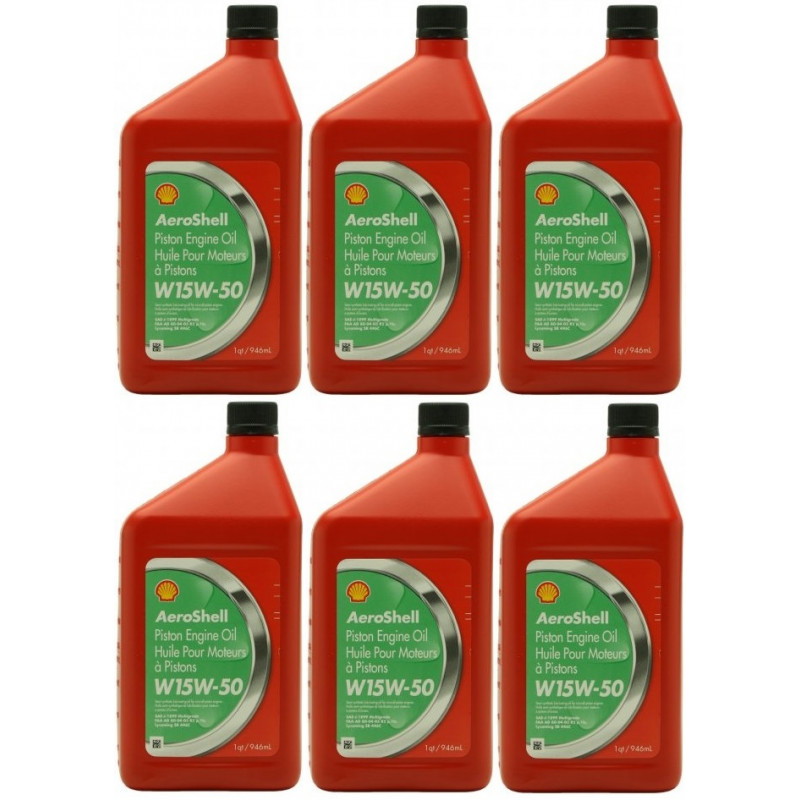 Shell Aeroshell Oil W 15W-50 6x 1l = 6 Liter - Luftfahrtprodukte - Öle ...