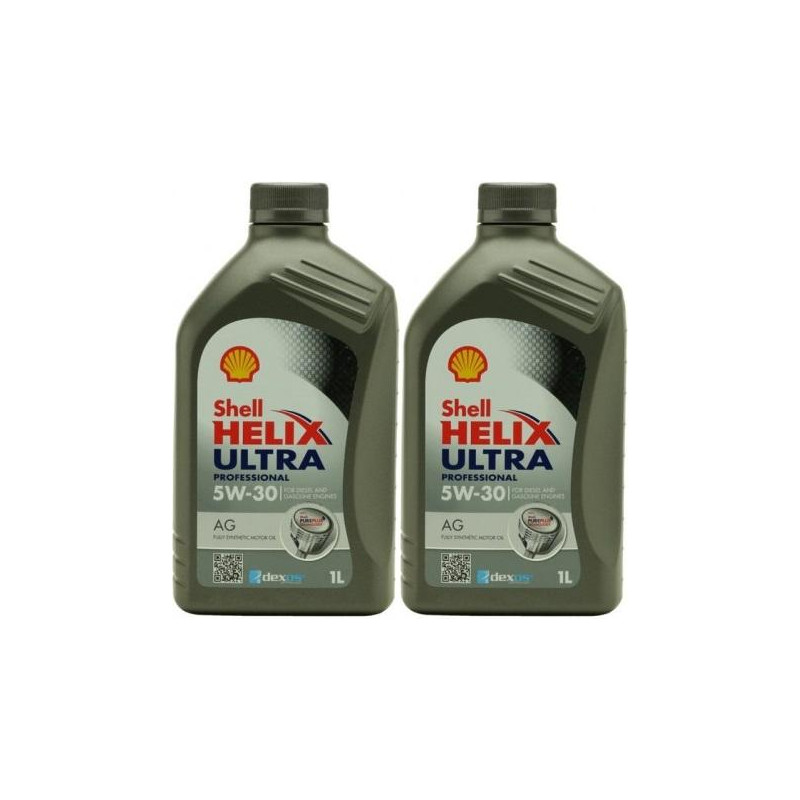 Shell Helix Ultra Professional AG 5W-30 Motoröl 2x 1l = 2 Liter - SAE ...