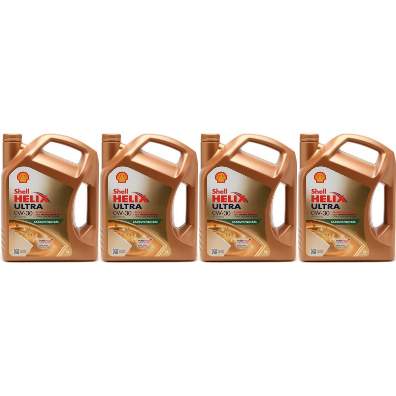 Shell Helix Ultra ECT C2/C3 0W-30 Motoröl 4x 5 = 20 Liter - SAE 0W-30 ...