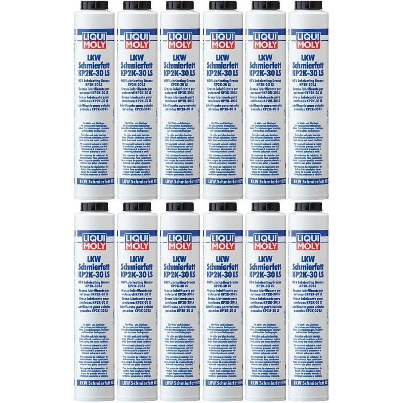 Liqui Moly 3347 LKW Schmierfett KP2K -30 Lube Shuttle Fett 12x 400 ...