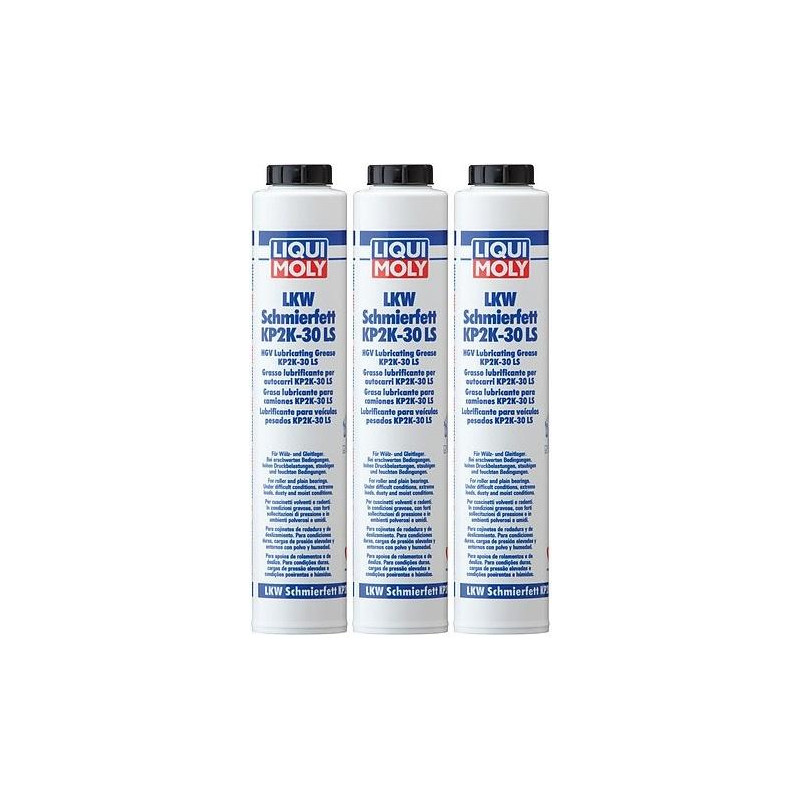 Liqui Moly 3347 LKW Schmierfett KP2K -30 Lube Shuttle Fett 3x 400 Gramm ...