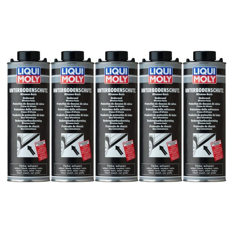 Liqui Moly 6114 Unterbodenschutz schwarz 5x 1l = 5 Liter ...