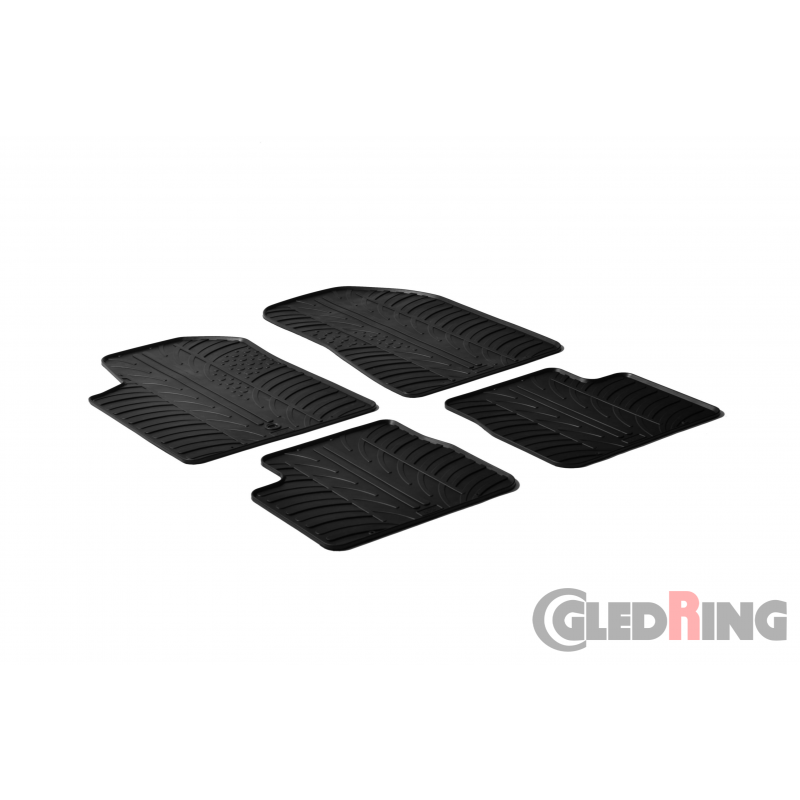 Original Gledring Passform Fußmatten Gummimatten 4 Tlg.+Fixing - Alfa Romeo Giulietta 2010-2014 ...