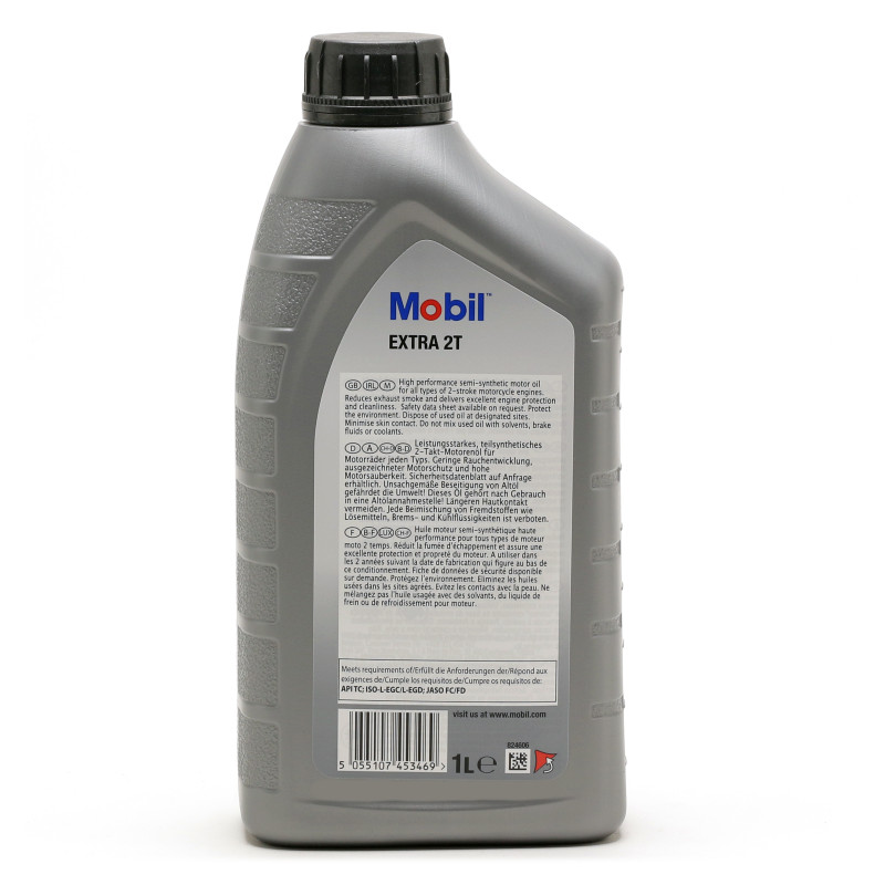 Mobil Extra 2T teilsynthetisches Motorrad Motoröl 1l - 2-Takt ...