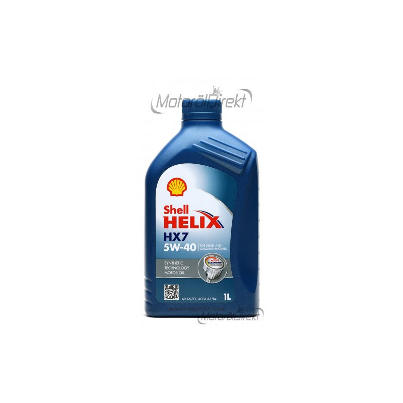Shell Helix HX7 5W-40 Motoröl 1l - SAE 5W-40 - Auto/PKW Motoröle (SAE ...