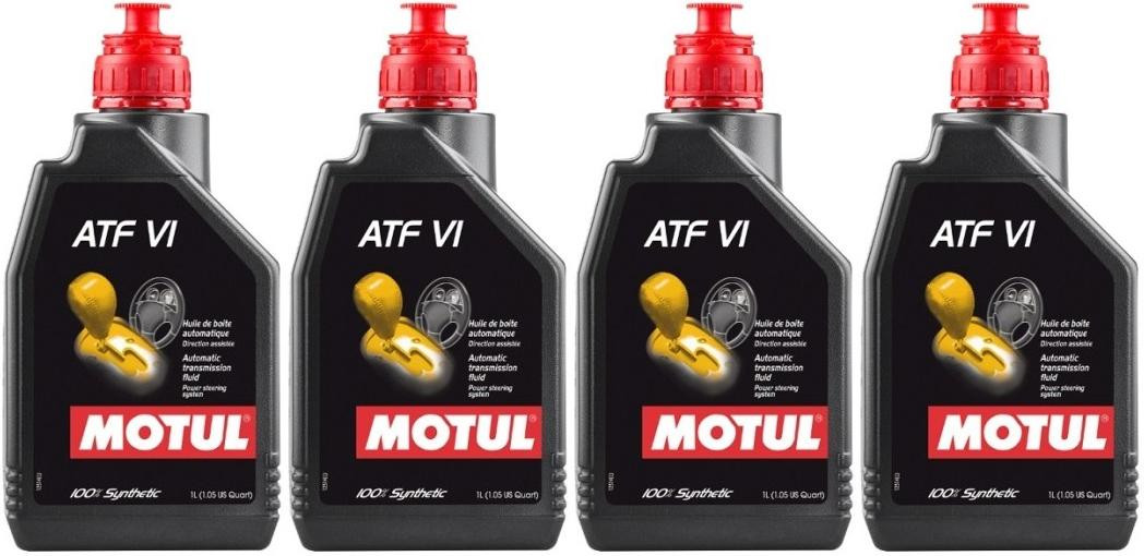 MOTUL ATF VI Automatikgetriebeöl ATF VI Rot 1 Liter 4x 1l = 4 Liter ...