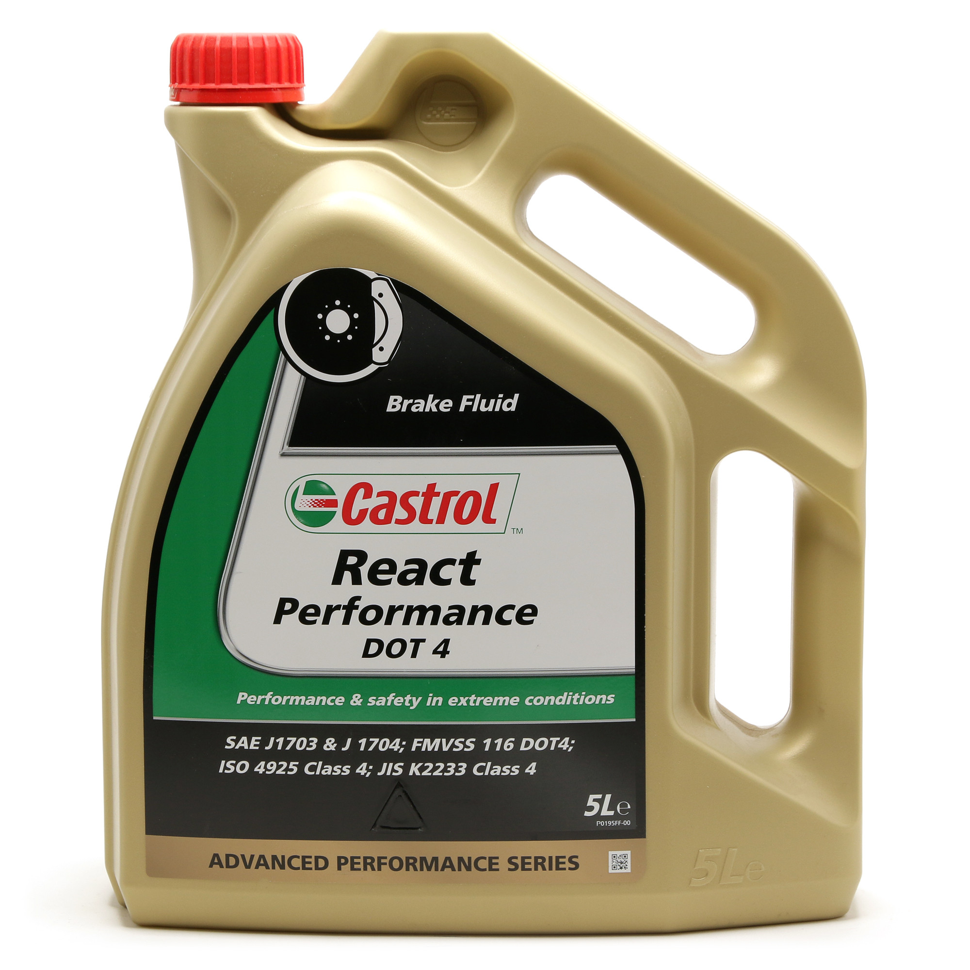 Castrol React Performance DOT 4 Bremsflüssigkeit 5l Kanister ...