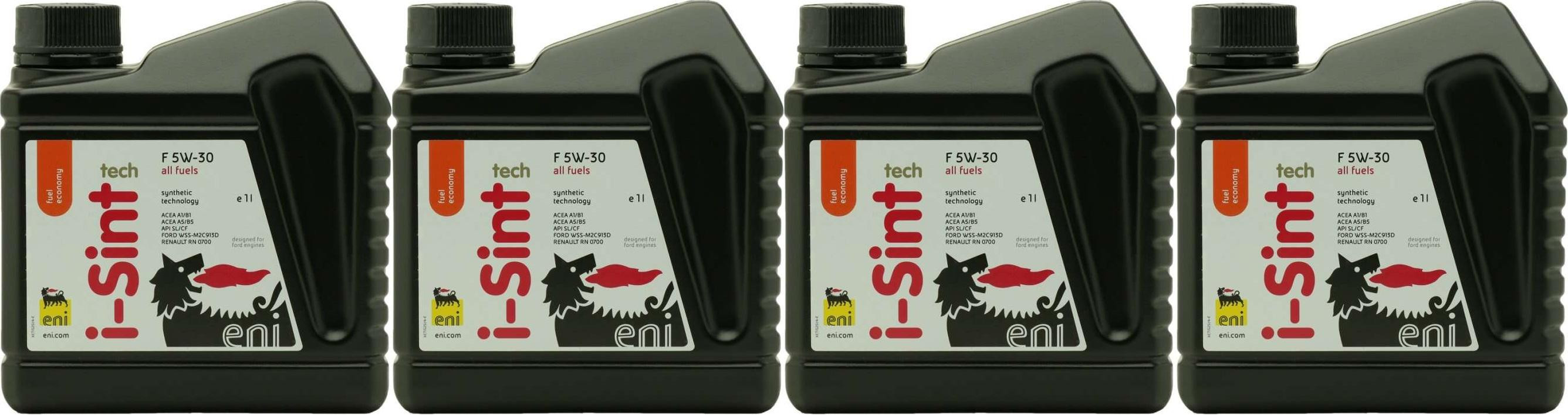 Eni i-Sint tech F 5W-30 Motoröl 4x 1l = 4 Liter - SAE 5W-30 - PKW ...
