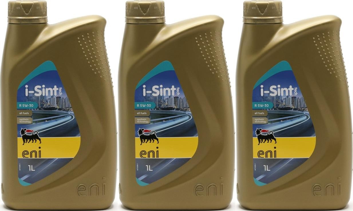 Eni i-Sint tech R 5W-30 Motoröl 3x 1l = 3 Liter - SAE 5W-30 - PKW ...