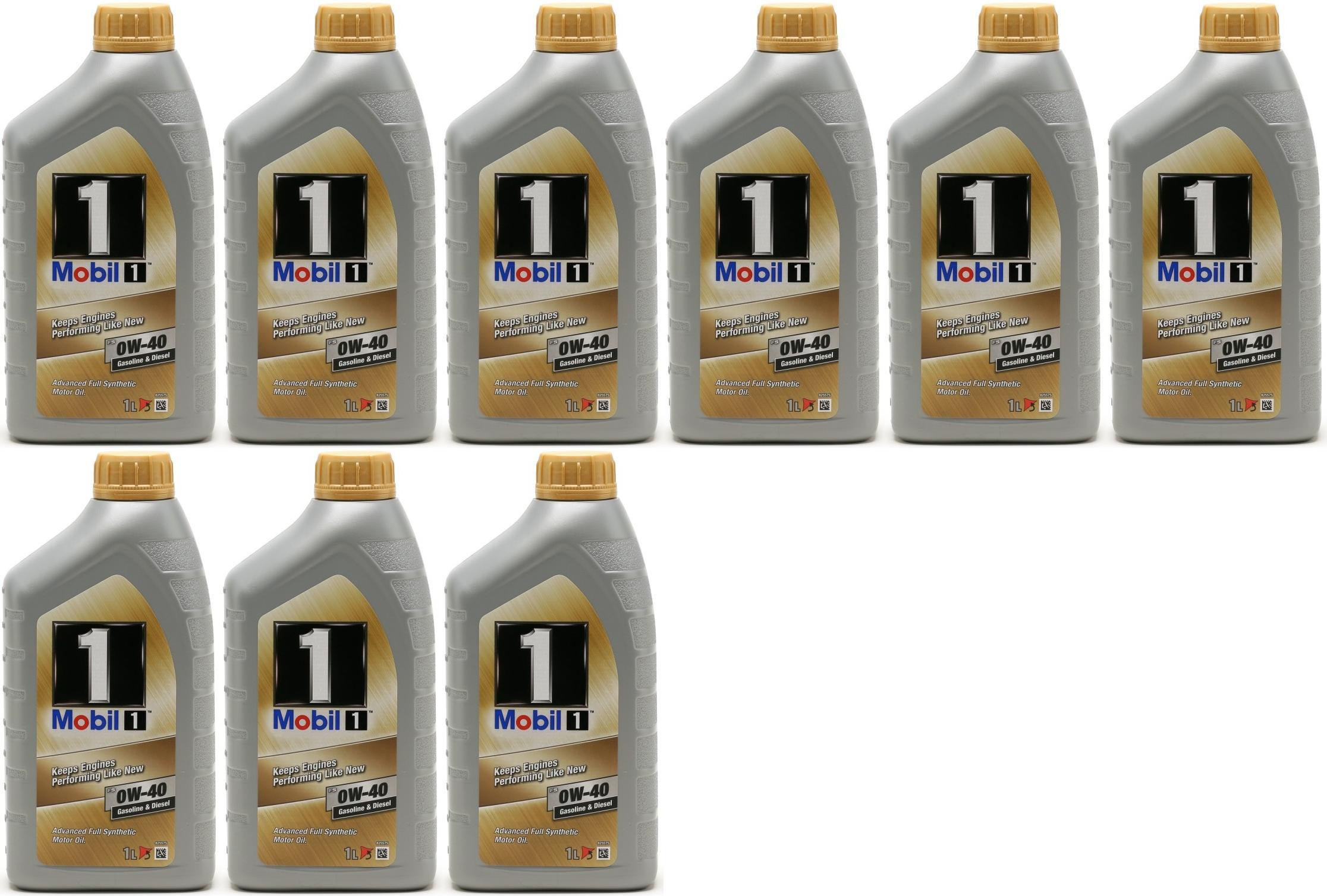 Mobil 1 FS 0W-40 Motoröl (ehem. NEW LIFE) 9x 1l = 9 Liter - SAE 0W-40 ...