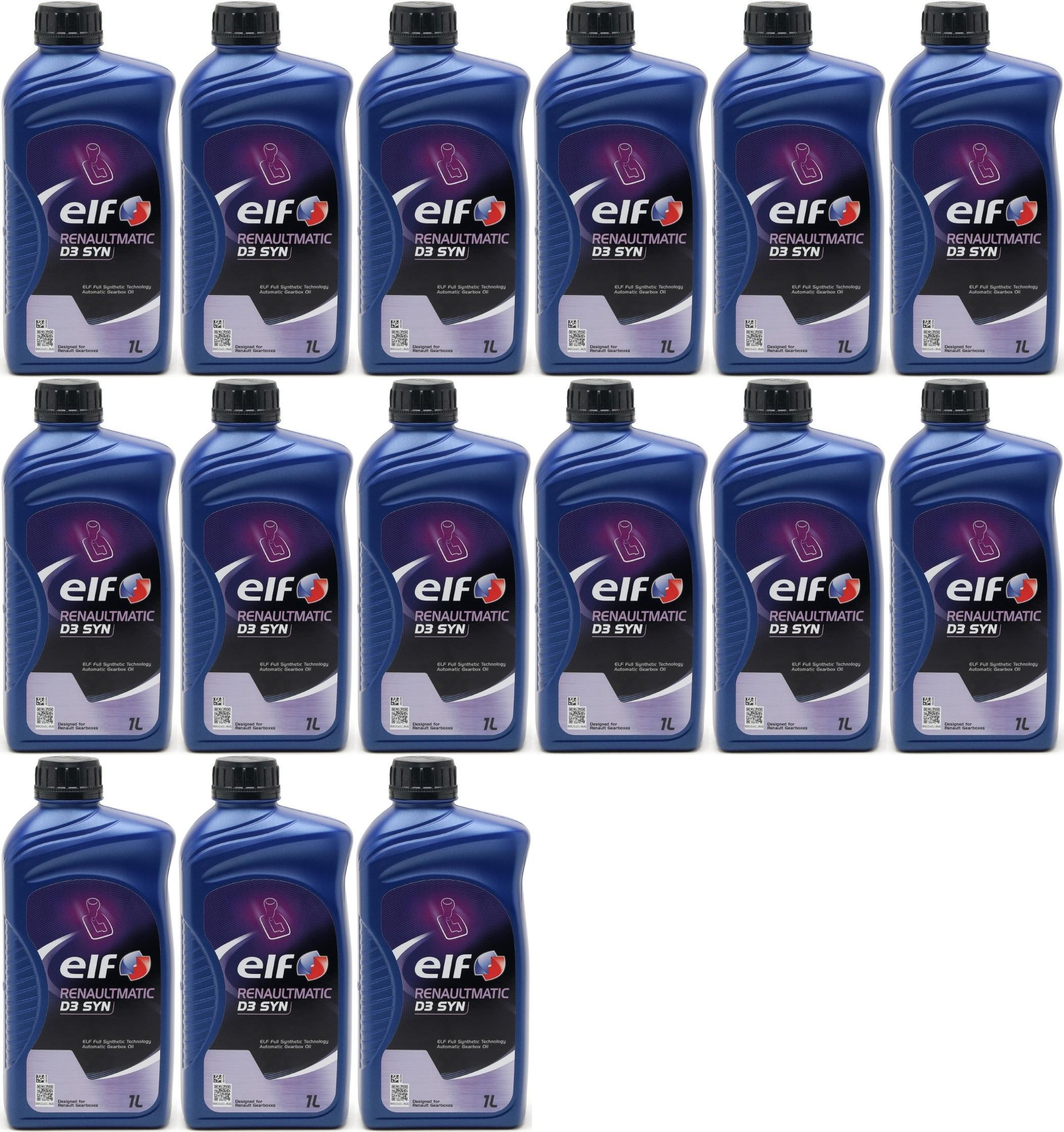 Elf Renaultmatic D3 SYN Automatik Getriebeöl 15x 1l = 15 Liter - ATF Automatiköle - Öle ...