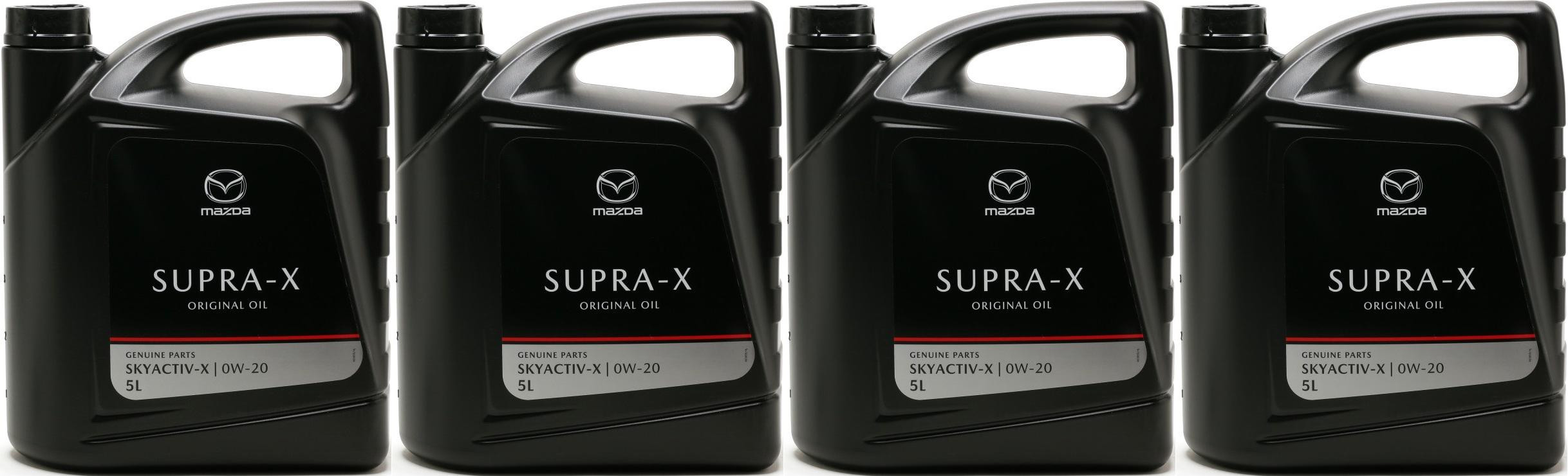 Original Mazda Oil Supra 0W-20 Motoröl 4x 5 = 20 Liter - SAE 0W-20 ...