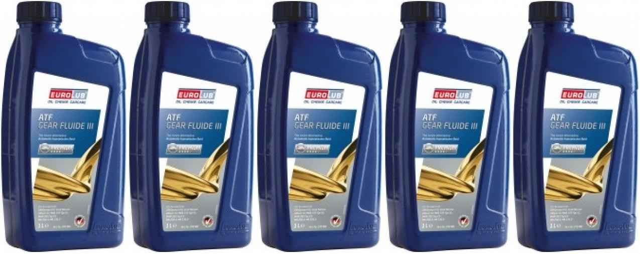 EUROLUB Gear Fluide III 5x 1l = 5 Liter - ATF Automatiköle - Öle ...