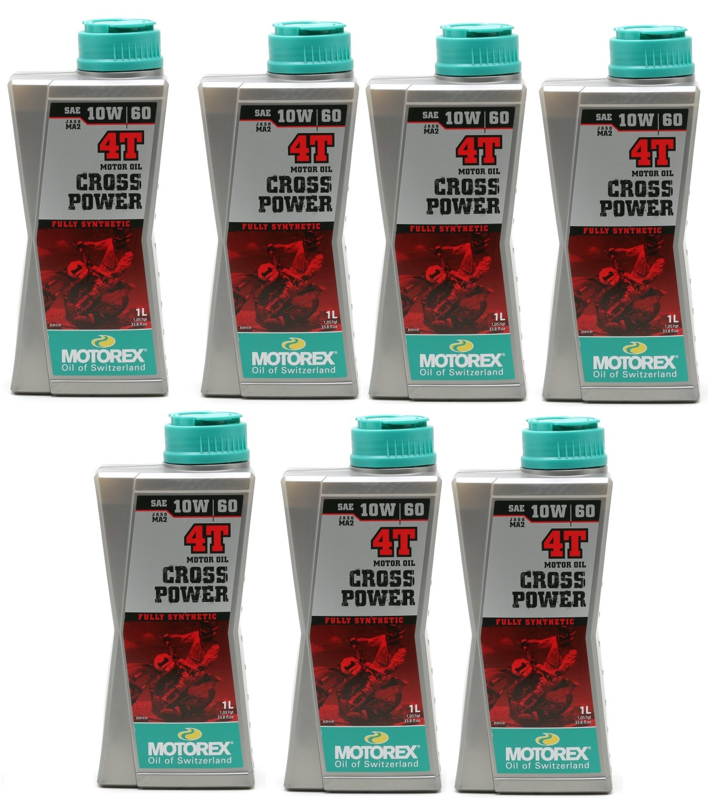 MOTOREX 4T Cross Power SAE 10W-60 Motorrad Motoröl 7x 1l = 7 Liter ...