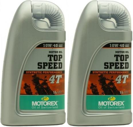 MOTOREX 4T Top Speed SAE 10W-40 Motorrad Motoröl 2x 1l = 2 Liter - 4 ...