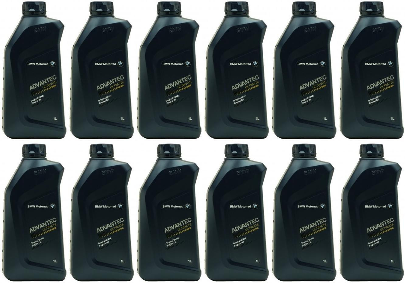 Original BMW Motorrad ADVANTEC Ultimate 5W-40 Motoröl 12x 1l = 12 Liter ...