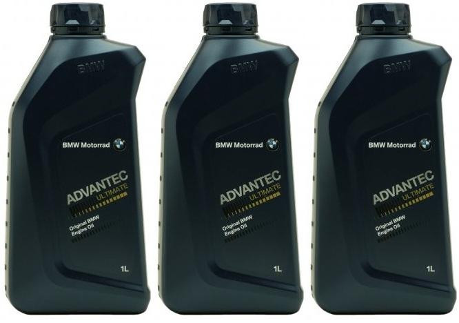 Original BMW Motorrad ADVANTEC Ultimate 5W-40 Motoröl 3x 1l = 3 Liter ...