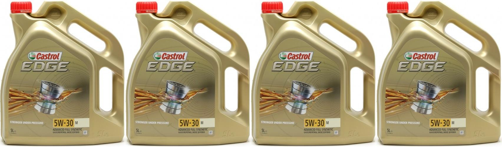 Castrol Edge 5W-30 M (BMW LL04 + MB 229.52) Motoröl 4x 5 = 20 Liter ...