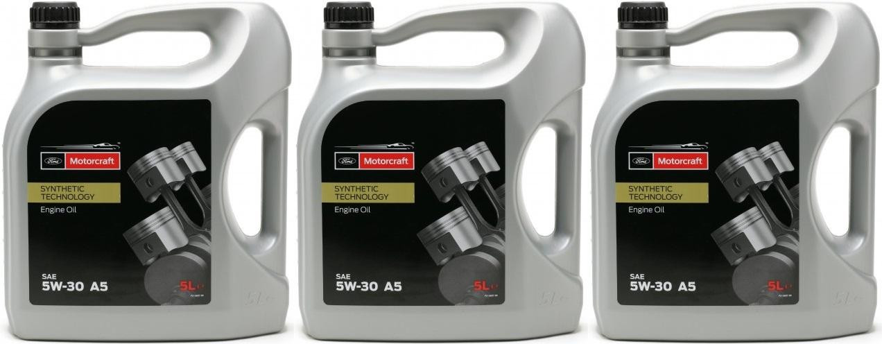 Original Ford 5W-30 Motorcraft A5 (ex. Formula F) Motoröl 3x 5 = 15 ...