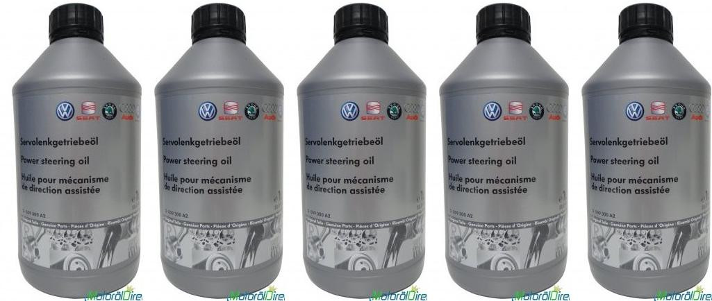 Original VW Audi Seat Skoda Hydrauliköl G 004 000 M2 - 1 Liter 5x 1l ...