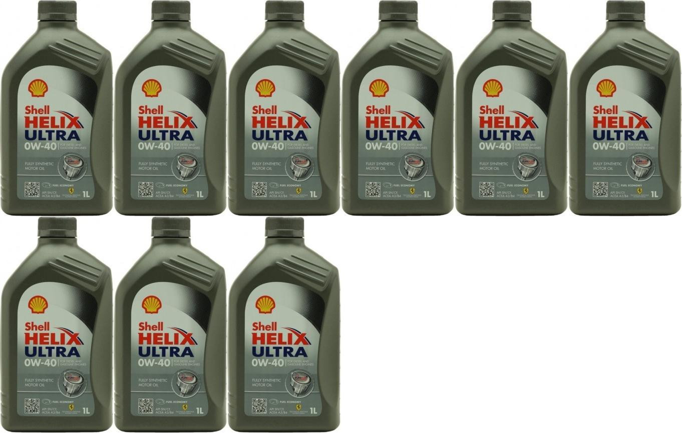 Shell Helix Ultra 0W-40 Motoröl 9x 1l = 9 Liter - SAE 0W-40 - Auto/PKW ...