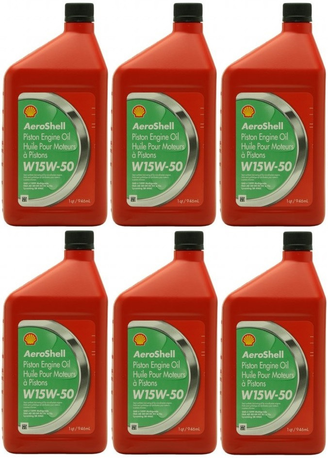Shell Aeroshell Oil W 15W-50 6x 1l = 6 Liter - Luftfahrtprodukte - Öle ...